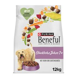 Beneful Gl&uuml;ckliche Jahre 7+ Huhn & Gem&uuml;se Hunde-Trockenfutter Senior Hundenahrung 2x12kg