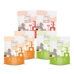 MjAMjAM Quetschie leckere Mahlzeiten Mixpaket I Katzen-Nassfutter getreidefrei 6x300g