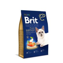 Brit Premium by Nature Cat Adult Salmon Katzen-Trockenfutter natürliche Zutaten 8 kg