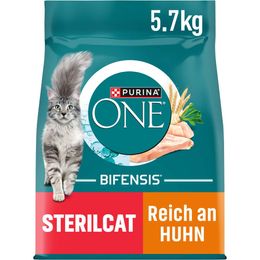 Purina One BIFENSIS STERILCAT Huhn Katzen-Trockenfutter für sterilisierte Katzen 5,7kg