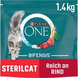 Purina One BIFENSIS STERILCAT Rind Katzen-Trockenfutter zur Gewichtskontrolle 1,4kg