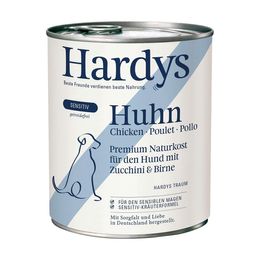 Hardys SENSITIV Huhn mit Zucchini & Birne Hunde-Nassfutter getreidefrei 6x800g