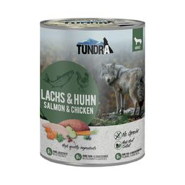 Tundra Lachs & Huhn Hunde-Nassfutter ohne Getreidezusatz 6x800g