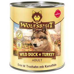 Wolfsblut Wild Duck & Turkey Adult Hunde-Nassfutter getreidefrei 6x800g