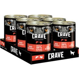 Crave Dose mit Lachs und Truthahn Hunde-Nassfutter getreidefrei 6x400g