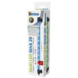 Superfish Multi LED Stick Klemmleuchte mit Steuerung 20cm 2 Watt