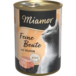 Miamor Feine Beute Huhn Katzen-Nassfutter getreidefrei 12x400g