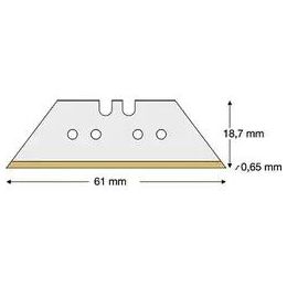 LUTZ BLADES&reg; Trapezklinge a 10 St&uuml;ck TIN 0,65mm