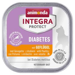 animonda INTEGRA PROTECT Diabetes mit Gefl&uuml;gel Katzen-Nassfutter ohne Farbstoffe 16x100g
