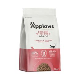 Applaws Cat H&uuml;hnchen & Ente Katzen-Trockenfutter ohne Farbstoffe 2x7,5kg