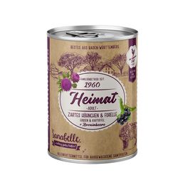 Sanabelle Heimat zartes H&uuml;hnchen & Forelle Katzen-Nassfutter getreidefrei 12x400g
