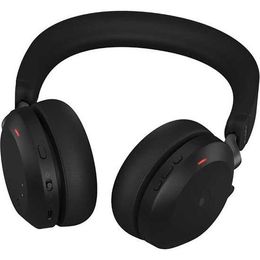 Jabra Evolve 2 75 Kopfh&ouml;rer Noise cancelling mit Mikrofon - Schwarz