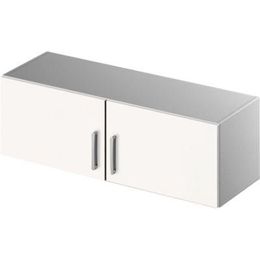 Schäfer Shop Schäfer Shop Genius Aufsatzschrank TETRIS SOLID, Stahlkorpus, 1 OH, B 1200 mm, weiß/weißalu
