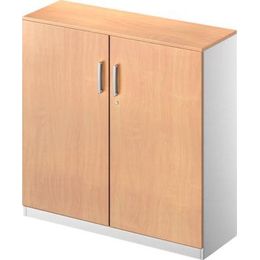Sch&auml;fer Shop Sch&auml;fer Shop Genius Fl&uuml;gelt&uuml;renschrank TETRIS SOLID, 3 OH, B 1200 mm, abschlie&szlig;bar, mit Abdeckplatte
