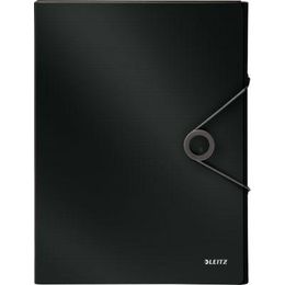 Leitz Dokumentenmappe Solid, DIN A4, aus PP, schwarz