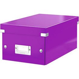 Leitz&reg; DVD Ablagebox Click + Store, violett