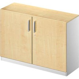 Sch&auml;fer Shop Sch&auml;fer Shop Genius Fl&uuml;gelt&uuml;renschrank TETRIS SOLID, 2 OH, B 1200 mm, abschlie&szlig;bar, mit Abdeckplatte