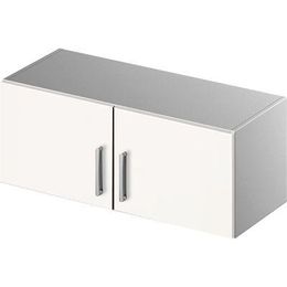 Schäfer Shop Schäfer Shop Genius Aufsatzschrank TETRIS SOLID, Stahlkorpus, 1 OH, B 1000 mm, weiß/weißalu