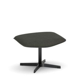 Nowy Styl NowyStyl Beinauflage Otuli, f&uuml;r Drehsessel Otuli, bis 110 kg, Polyesterbezug/Aluminium, dunkelgrau/schwarz