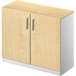Sch&auml;fer Shop Sch&auml;fer Shop Genius Fl&uuml;gelt&uuml;renschrank TETRIS SOLID, 2 OH, B 1000 mm, abschlie&szlig;bar, mit Abdeckplatte