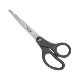 Leitz&reg; Schere Titanium 5421, ergonomischer Griff, f&uuml;r Links/Rechtsh&auml;nder geeignet, L 180 mm, titanbeschichteter Stahl/Kunststoff, dunkelgrau