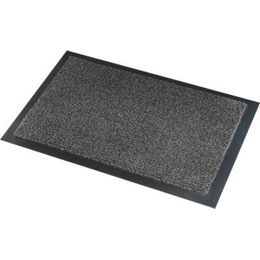 Fu&szlig;matte Savane, mit B&uuml;rsteneffekt, B 1200 x L 1800 mm, waschbar, grau