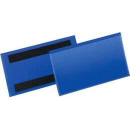 Durable Etiketten- und Kennzeichnungstaschen B 150 x H 67 mm, 50 St&uuml;ck, blau