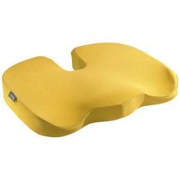 Leitz Sitzkissen Ergo Cosy, ergonomisch, abnehmbarer Stoffbezug, B 470 x T 370 x H 90 mm, gelb