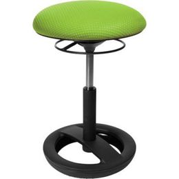 Topstar Fitness-Hocker SITNESS BOB, ergonomisches Sitzen, Sitzh&ouml;he 440 bis 570 mm, apfelgr&uuml;n, Gestell schwarz pulverbeschichtet