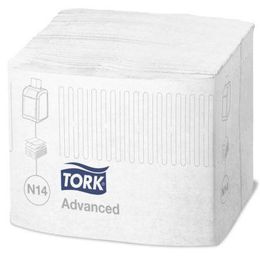 Tork&reg; Servietten Xpressnap Fit&reg; 15830, 2-lagig, f&uuml;r Serviettenspender, platzsparende Falzung, Karton &aacute; 6 Pack &aacute; 720 Stk. (4320 Servietten), wei&szlig;