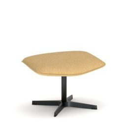 Nowy Styl NowyStyl Beinauflage Otuli, f&uuml;r Drehsessel Otuli, bis 110 kg, Polyesterbezug/Aluminium, brassgold/schwarz