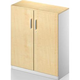 Sch&auml;fer Shop Sch&auml;fer Shop Genius Fl&uuml;gelt&uuml;renschrank TETRIS SOLID, 3 OH, B 1000 mm, abschlie&szlig;bar, mit Abdeckplatte