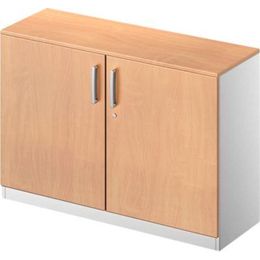 Sch&auml;fer Shop Sch&auml;fer Shop Genius Fl&uuml;gelt&uuml;renschrank TETRIS SOLID, 2 OH, B 1200 mm, abschlie&szlig;bar, mit Abdeckplatte