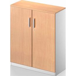 Sch&auml;fer Shop Sch&auml;fer Shop Genius Fl&uuml;gelt&uuml;renschrank TETRIS SOLID, 3 OH, B 1000 mm, abschlie&szlig;bar, mit Abdeckplatte