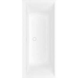 Villeroy & Boch Villeroy & Boch Subway 3.0 Duo Badewanne UBQ180SBW2TDVRW stone white, 180x80cm, inklusive SilentFlow Wannenbef&uuml;llung