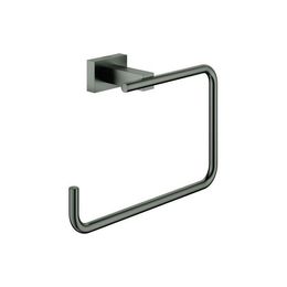 Grohe Essentials Cube Handtuchring 40510AL1 verdeckte Befestigung, hard graphite geb&uuml;rstet