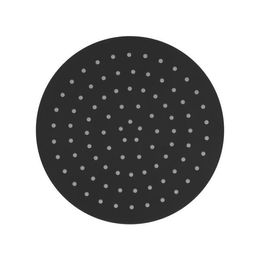 Herzbach Deep Black Kopfbrause 23.600250.1.12 250 mm, schwarz matt, zur Wandmontage