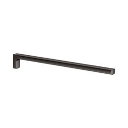 KEUCO Moll Handtuchhalter 12720350000 starr, 1-armig, 450 mm, Titanschwarz geb&uuml;rstet