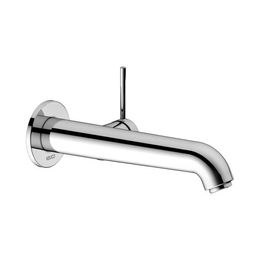 KEUCO IXMO Soft Waschtischarmatur 59516011201 Ausladung 225 mm, verchromt, Wandmontage, runde Rosette