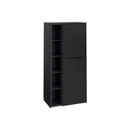 Villeroy & Boch Villeroy und Boch Subway 3.0 Mittelschrank C59901VL 57,4x120x36,2cm, Schanier rechts/Griff Volcano black, volcano black