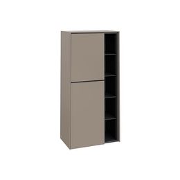 Villeroy & Boch Villeroy und Boch Subway 3.0 Mittelschrank C59802VM 57,4x120x36,2cm, Schanier links/Griff monochrom, taupe