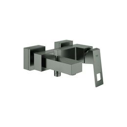Grohe Eurocube Wannenarmatur 23140AL0 hard graphite geb&uuml;rstet, Wandmontage
