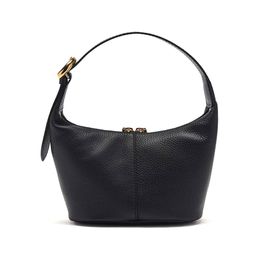 Coccinelle Leder-Schultertasche in Schwarz - (B)19 x (H)13 x (T)9 cm - 18% | Damen-taschen