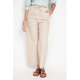 William de Faye Hose in Beige/ Wei&szlig; - 71% | Gr&ouml;&szlig;e 40 | Damenhosen