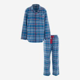 Cyberjammies Blau-rotes Pyjamaset aus Hemd und Hose