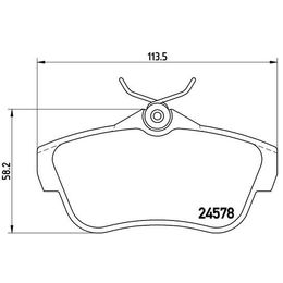 Brembo Bremsensatz-Hinterachse COATED DISC LINE / STANDARD Bremsensatz, Scheibenbremse hinten rechts links voll 290mm f&uuml;r PEUGEOT FIAT TOYOTA CITRO&Euml;N