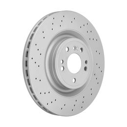ATE Bremsscheibe 24.0132-0179.1 vorne rechts links Gelocht/innenbel. 350,0mm f&uuml;r MERCEDES-BENZ 1664211012 A1664211012