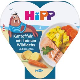 HiPP Kinderteller Kartoffeln mit feinem Wildlachs und Karotten ab 1 Jahr