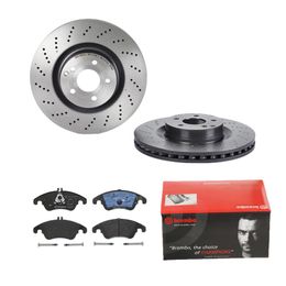 Brembo Bremsensatz, Scheibenbremse IJDTIDFIV0 vorne rechts links Gelocht/innenbel. 344mm f&uuml;r MERCEDES-BENZ A0054201020 2205400717 2205400617