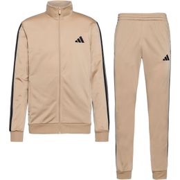 Adidas M 3s Tr Tt Ts Trainingsanzug Herren - beige - Gr. XL - Polyester